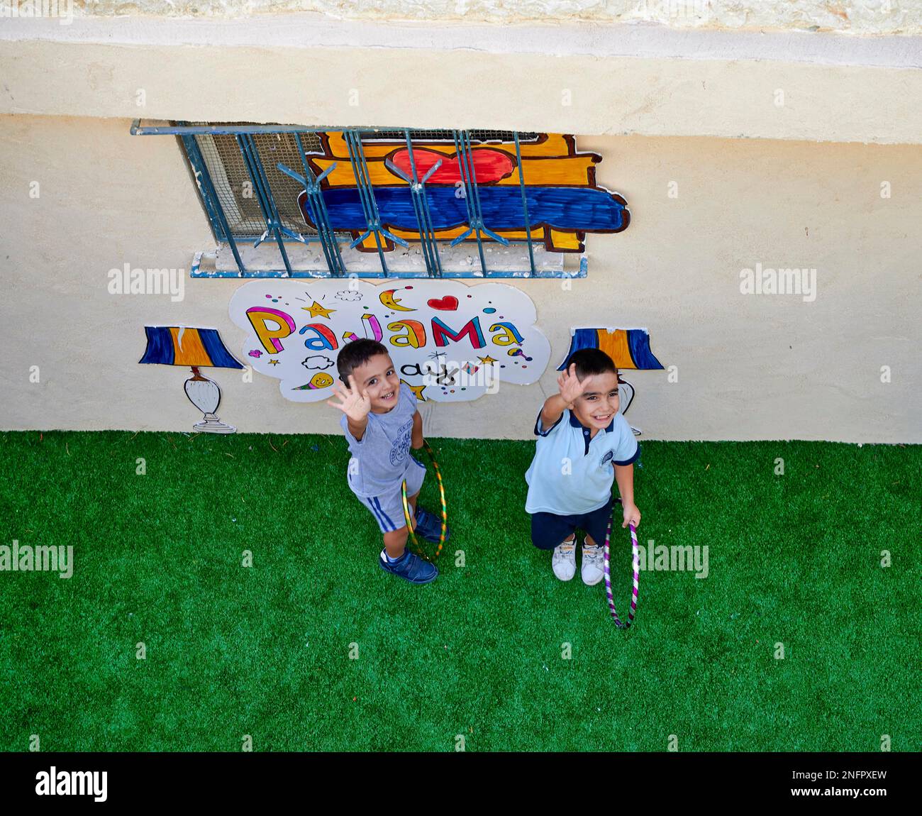 Jerusalem Israel. Children playing in a school Stock Photo - Alamy