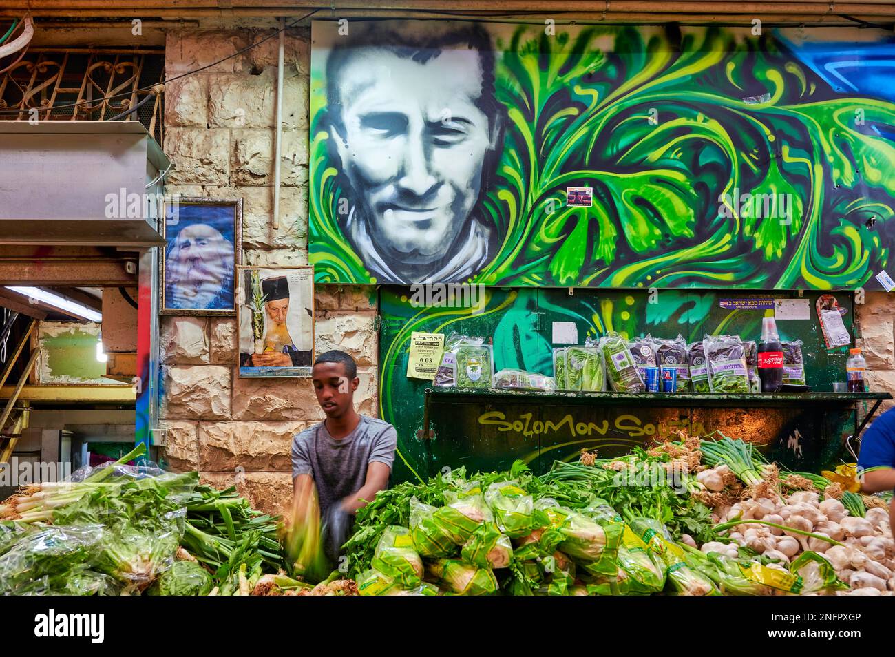 Jerusalem Israel. Mahane Yehuda Market Stock Photo - Alamy