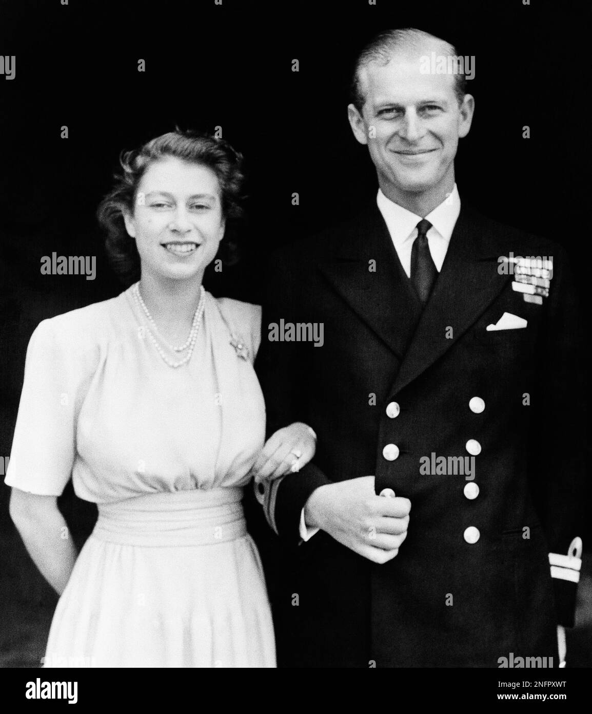 This official picture of Britain's Princess Elizabeth, heir presumptive to the British throne ...