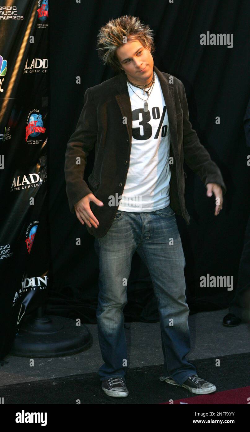 Ryan Cabrera walks the red carpet during the Radio Music Awards at the ...
