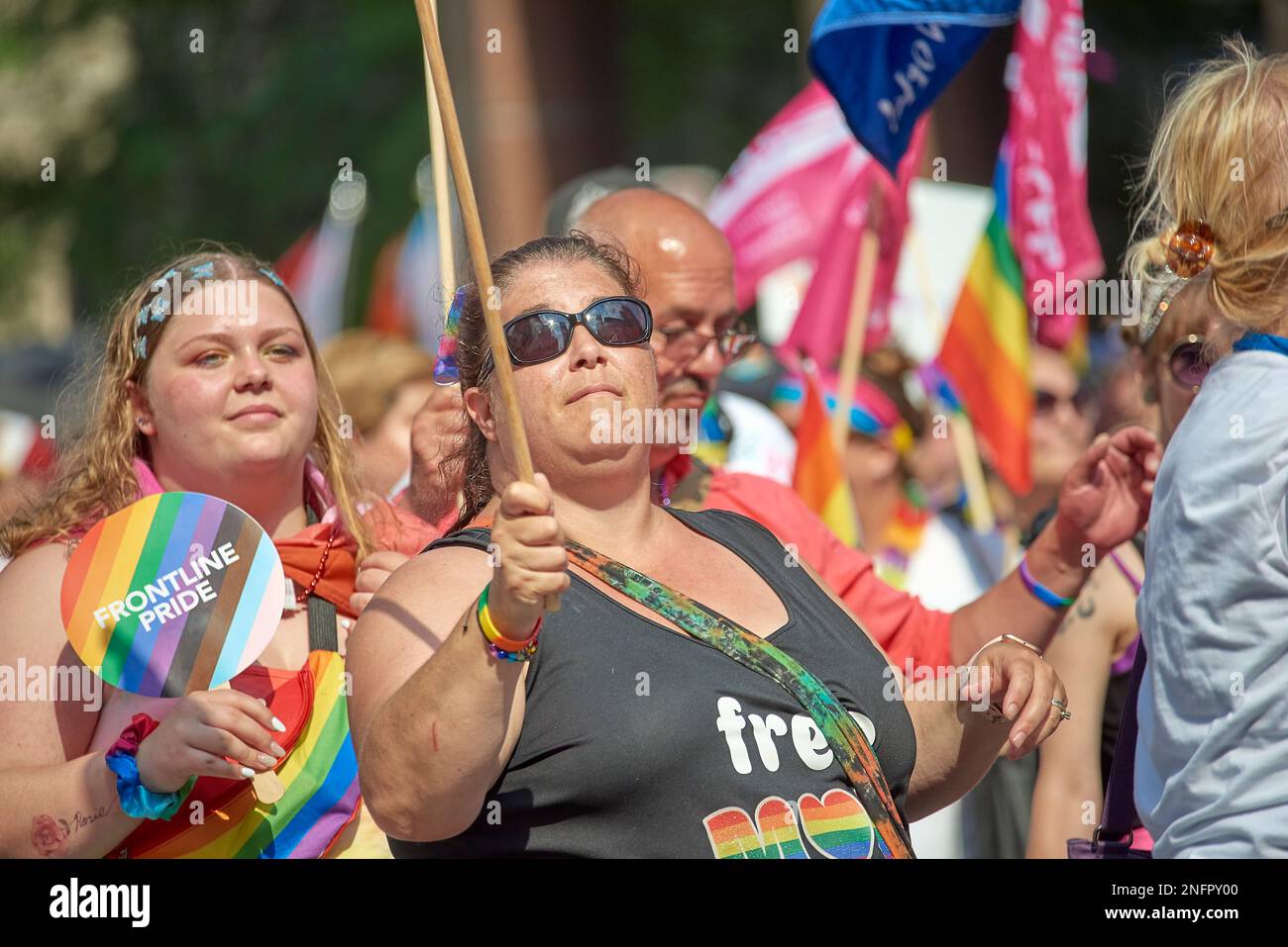 Toronto Ontario, Canada- June 26th, 2022: Free Mom Hugs Southern ...