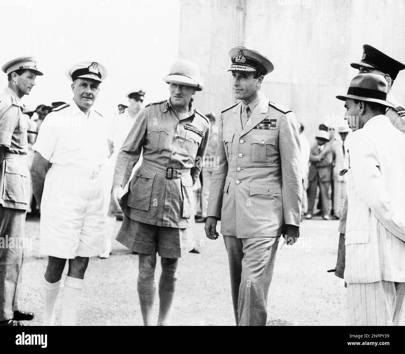 Admiral Lord Louis Mountbatten, Supreme Allied Commander, Southeast ...