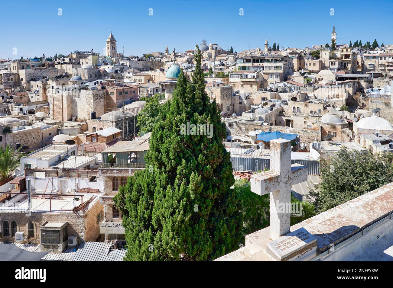 Old city of jerusalem aerial hi-res stock photography and images - Alamy