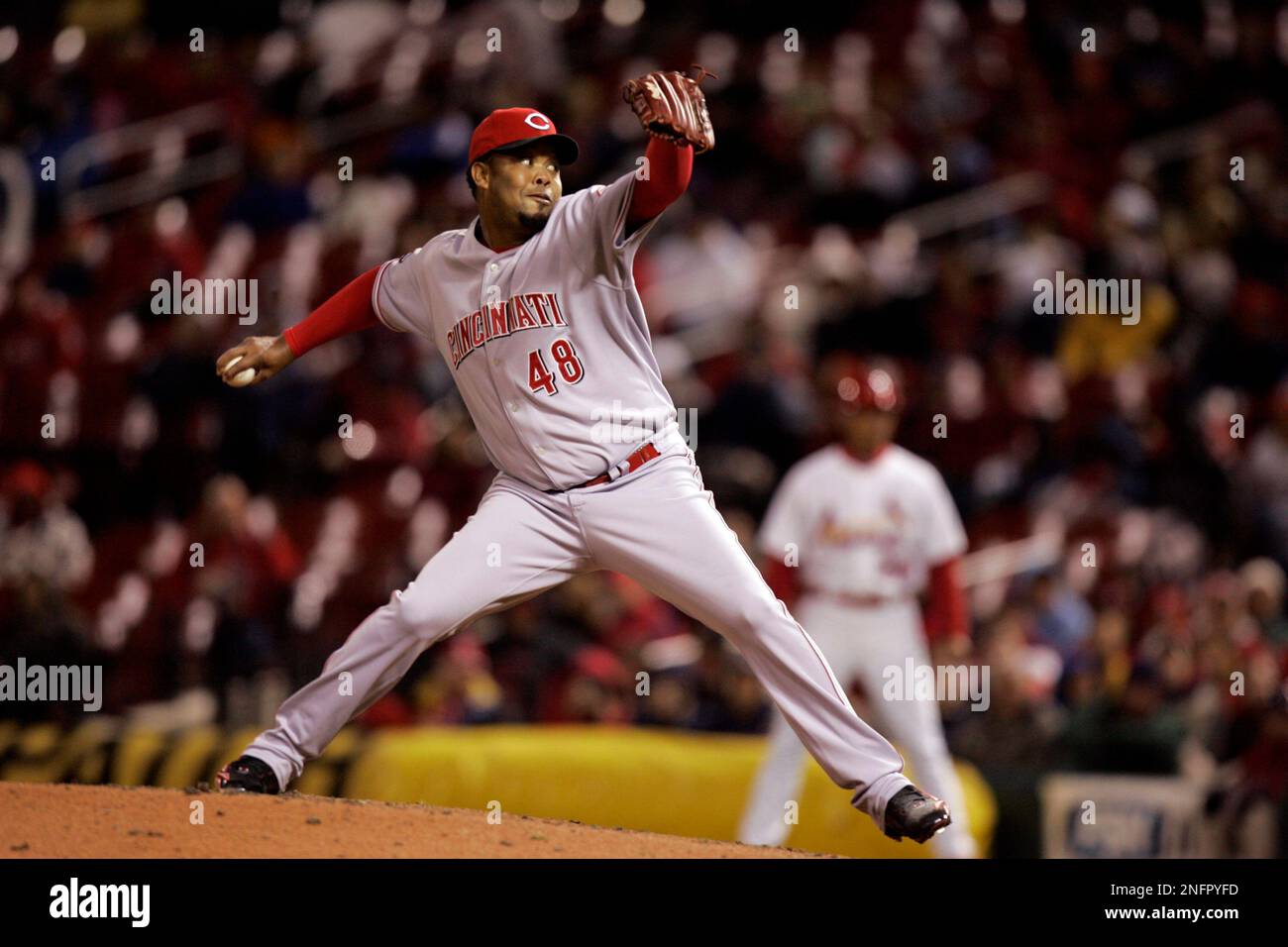 Cincinnati Reds relief pitcher Francisco Cordero throws during a ...