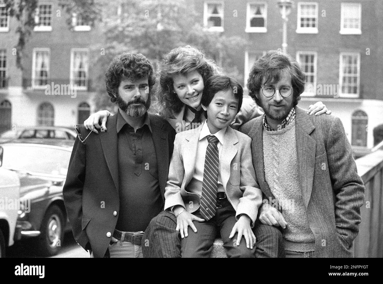 Director Steven Spielberg, right, is in London for tonight's Royal ...