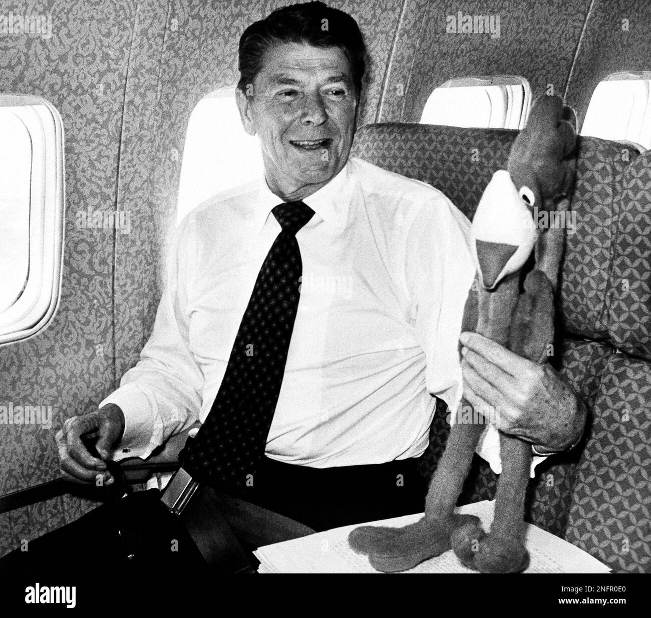 Symbolizing GOP presidential candidate Ronald Reagan's quick start in ...