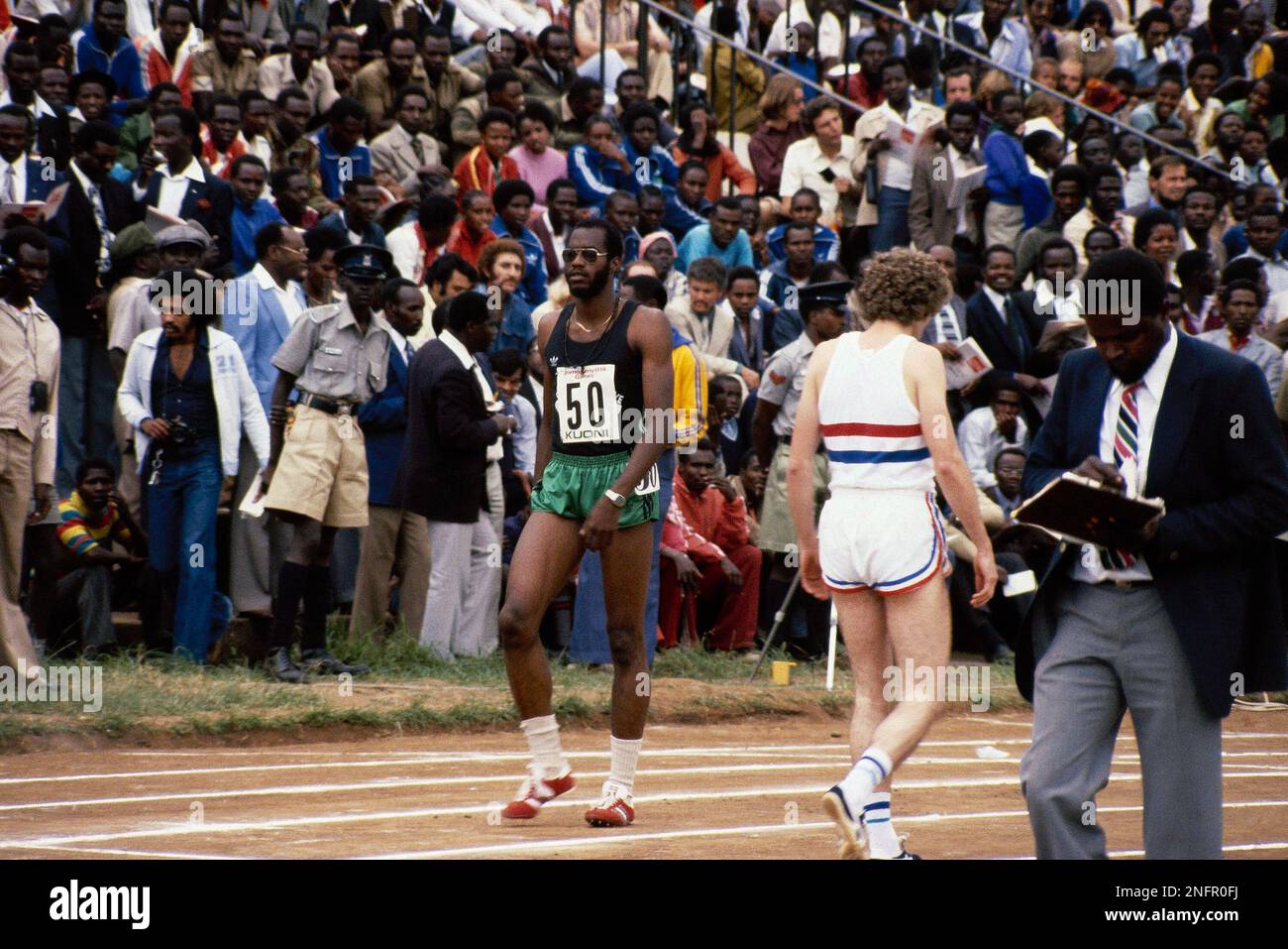 American track and field star Edwin Moses is seen at the first annual ...