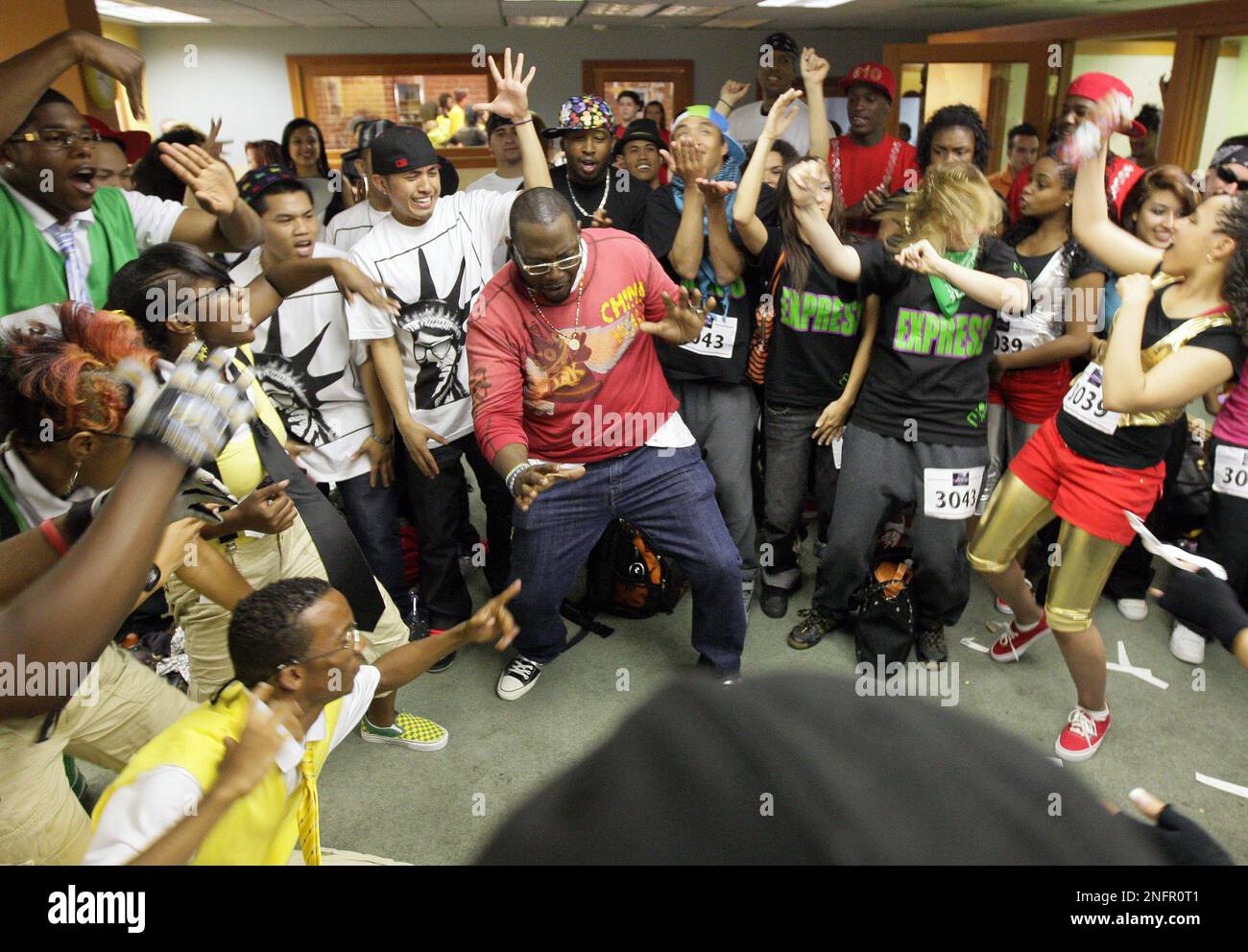 Randy Jackson shows off his moves during casting calls for MTV's hit ...