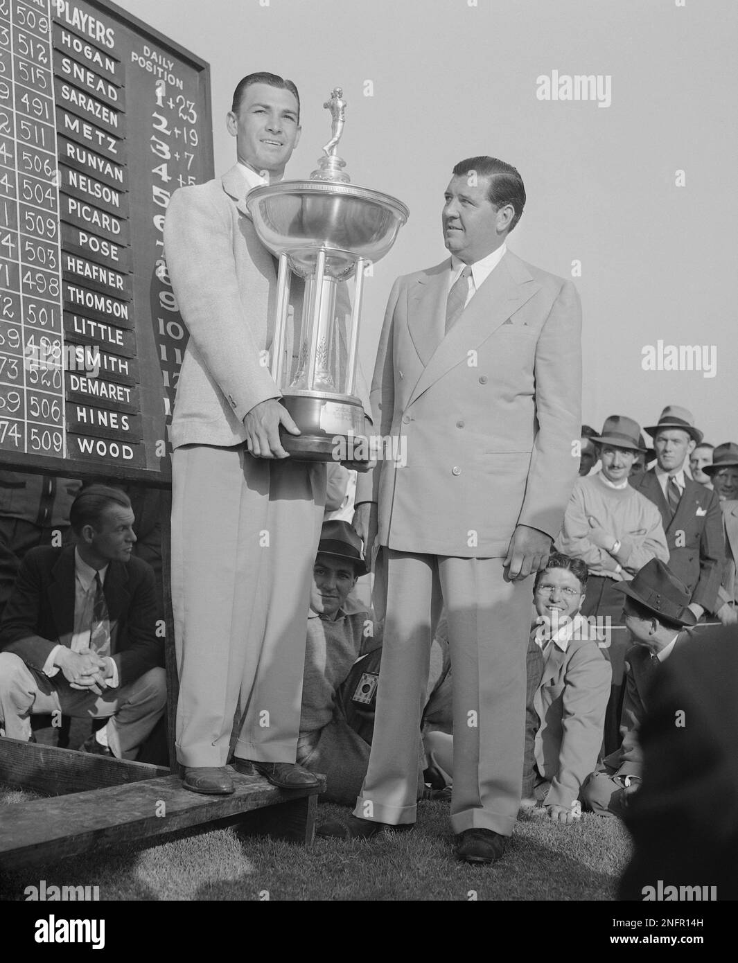 Golfer Ben Hogan came through like a real champion with a final round ...
