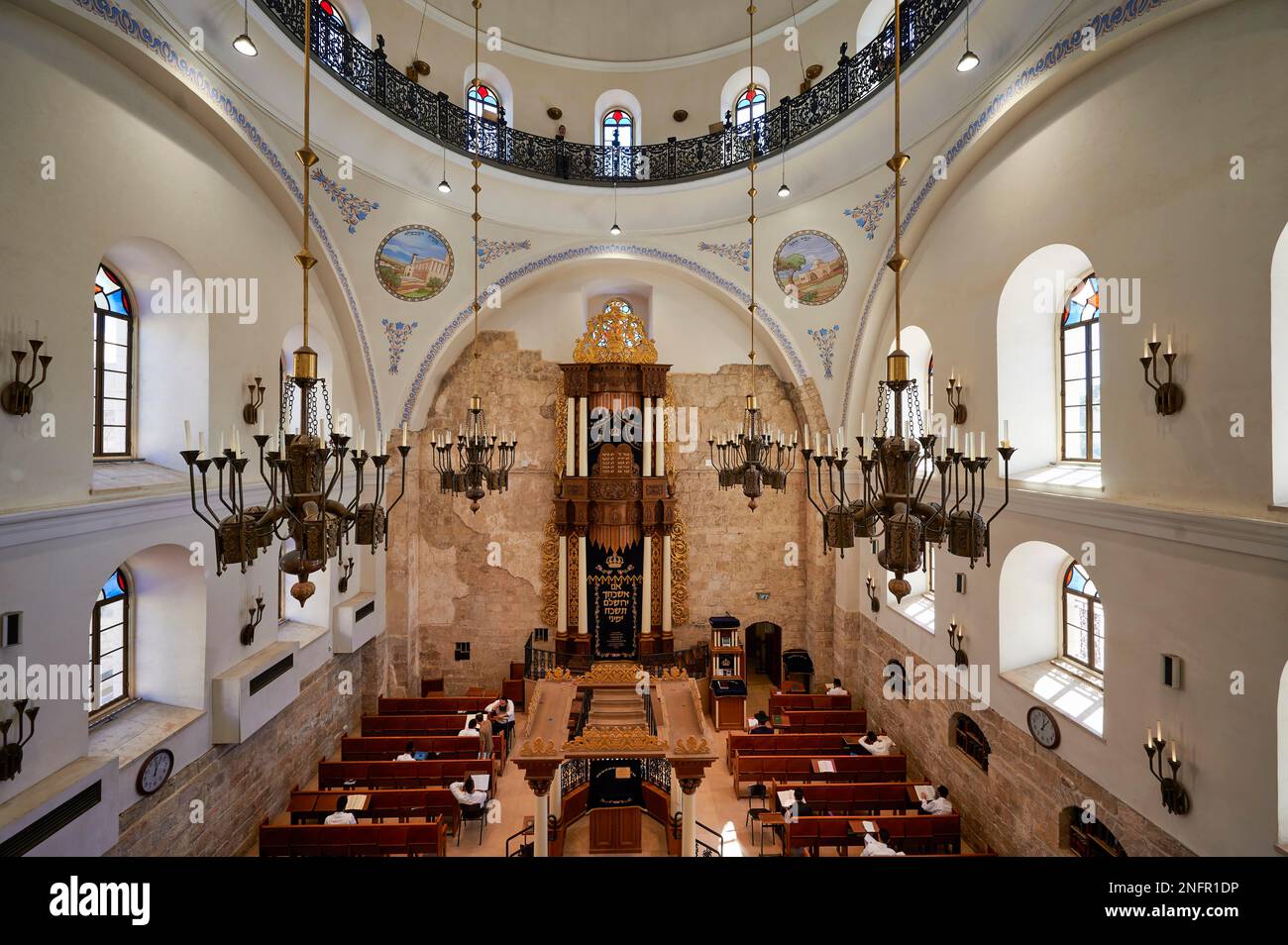 Jerusalem Israel. The Hurva Synagogue, also known as Hurvat Rabbi ...
