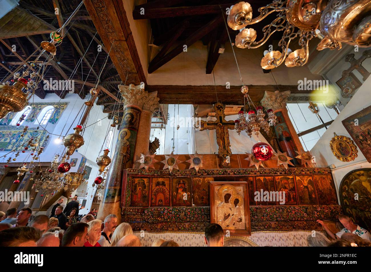 Jerusalem Bethlehem Israel. The church of the nativity birthplace of ...