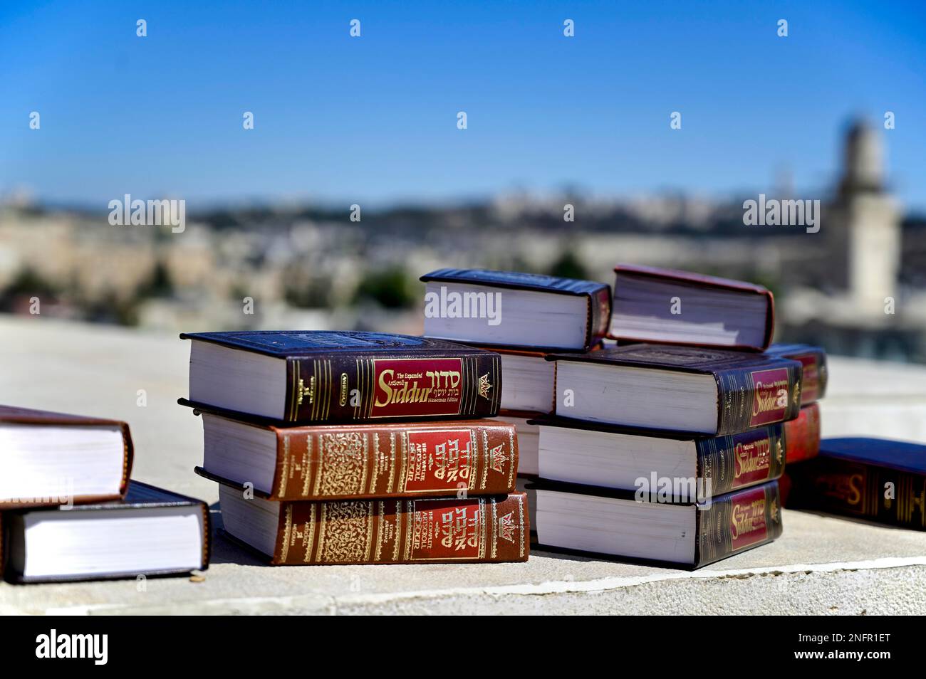 Jerusalem Israel. Holy books on a roof of the old city Stock Photo - Alamy