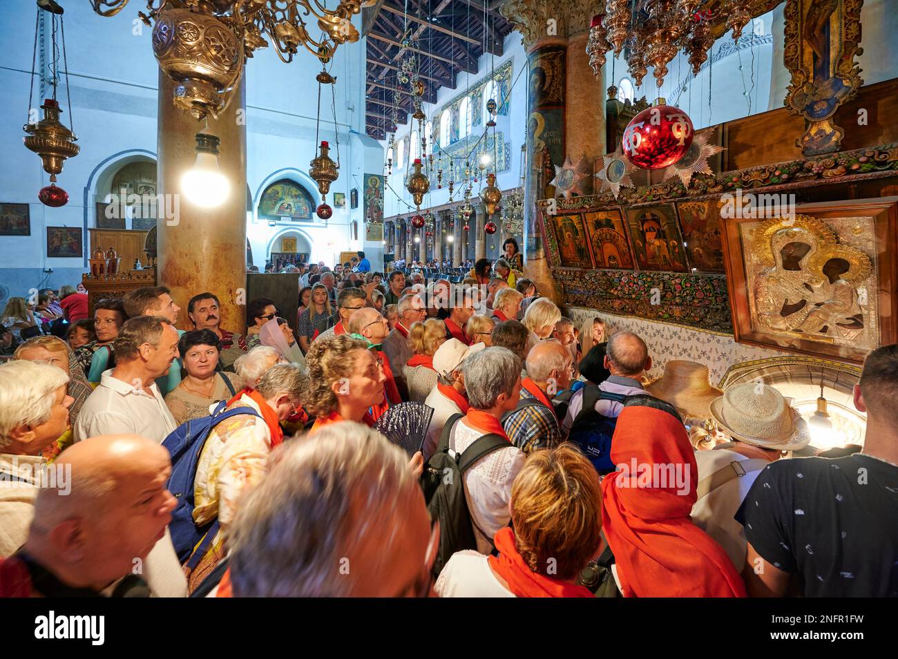 Jerusalem Bethlehem Israel. The church of the nativity birthplace of ...
