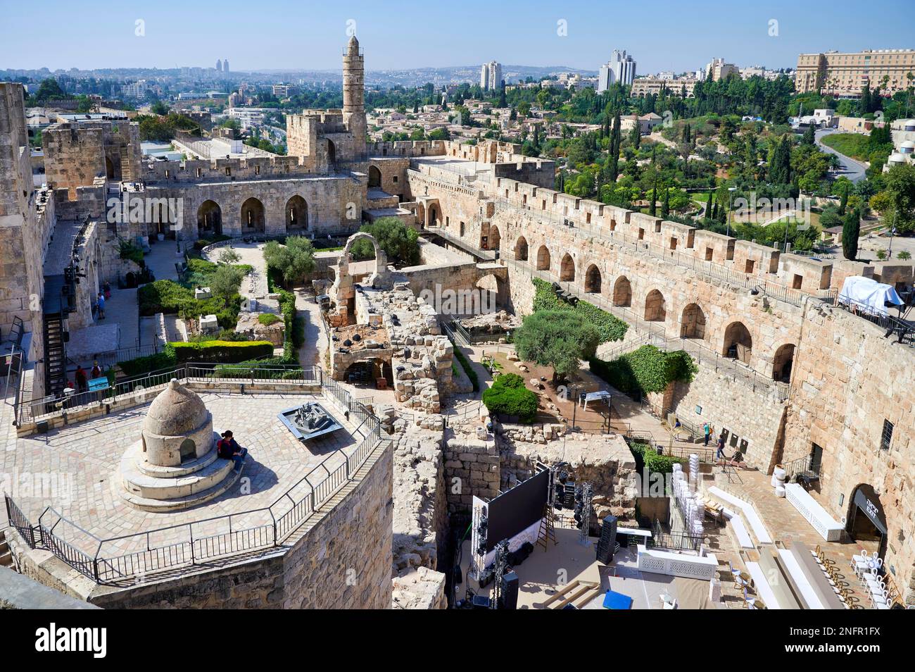 Jerusalem Israel. The tower of david citadel Stock Photo - Alamy
