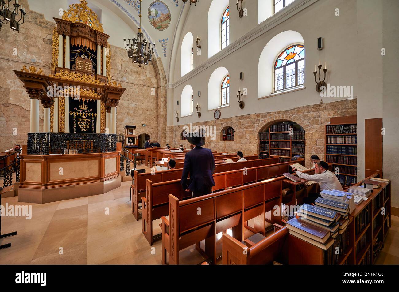Jerusalem Israel. The Hurva Synagogue, also known as Hurvat Rabbi ...