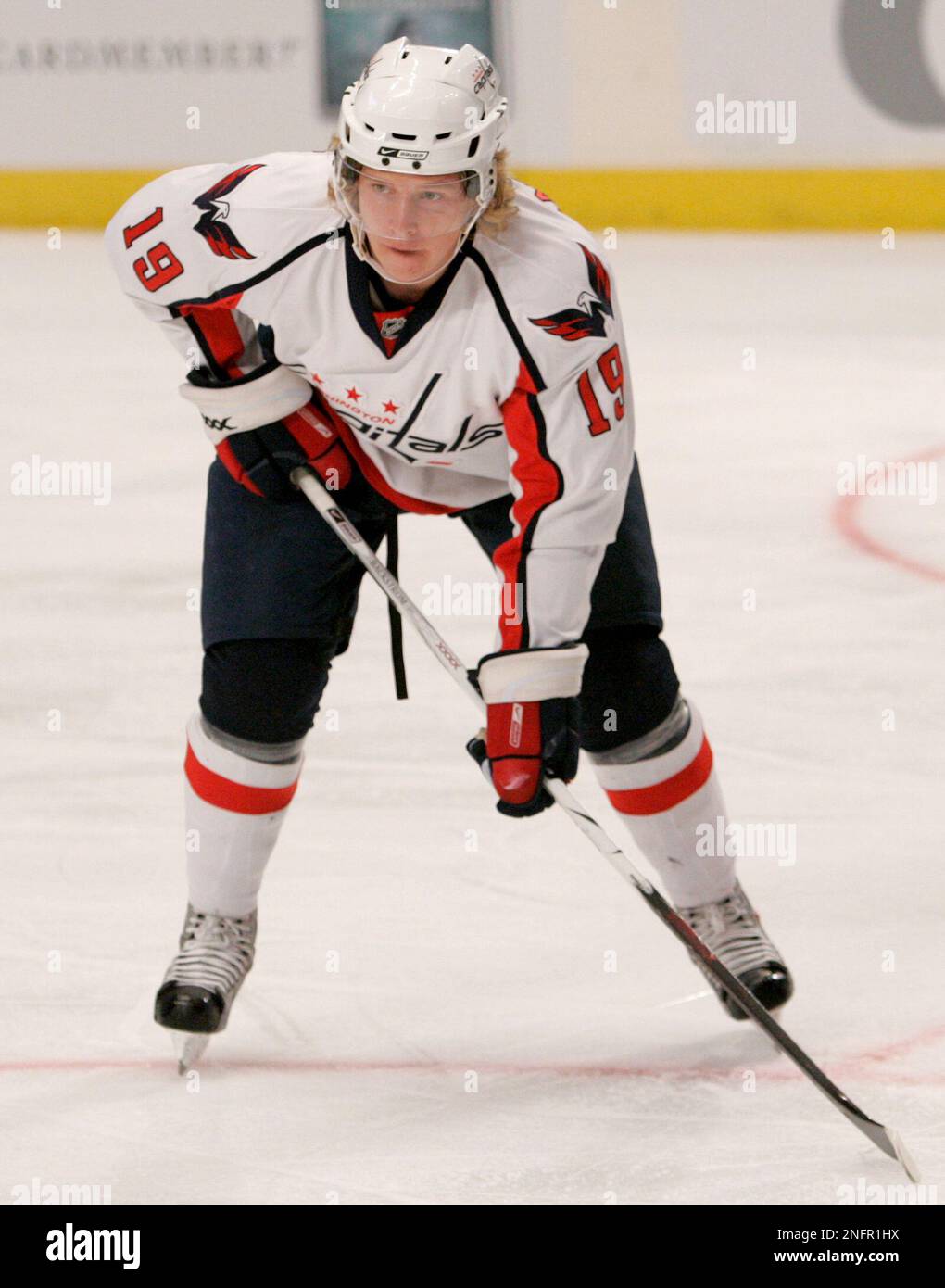 Washington Capitals Nicklas Backstrom (1) controls the puck during the ...