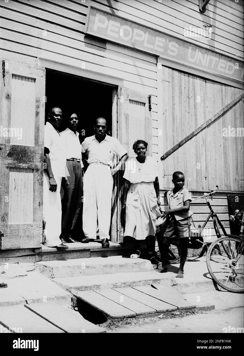 Leigh Richardson, leader of the People's United Party (PUP), which swept British Honduras ...