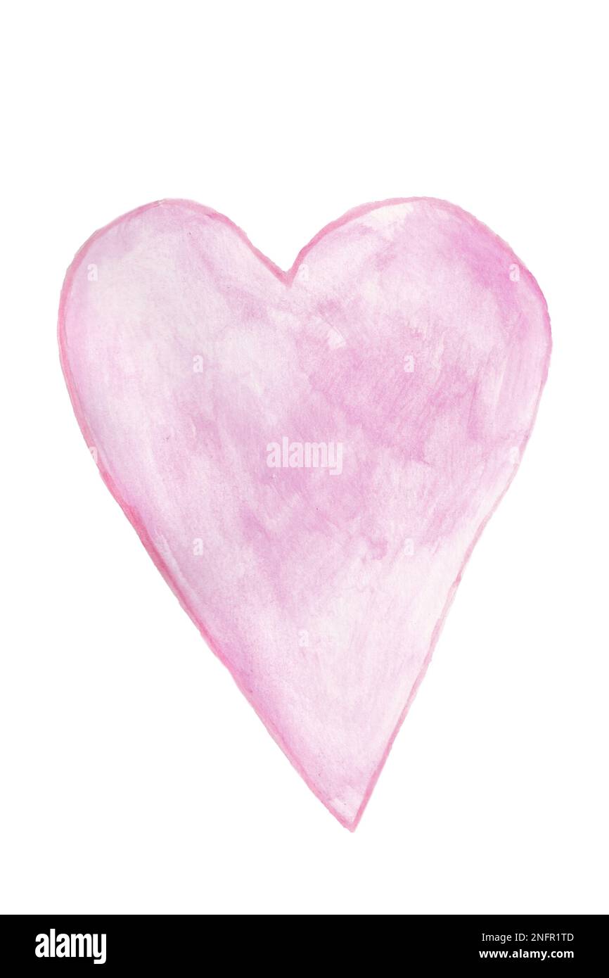 Painted pink heart hi-res stock photography and images - Alamy