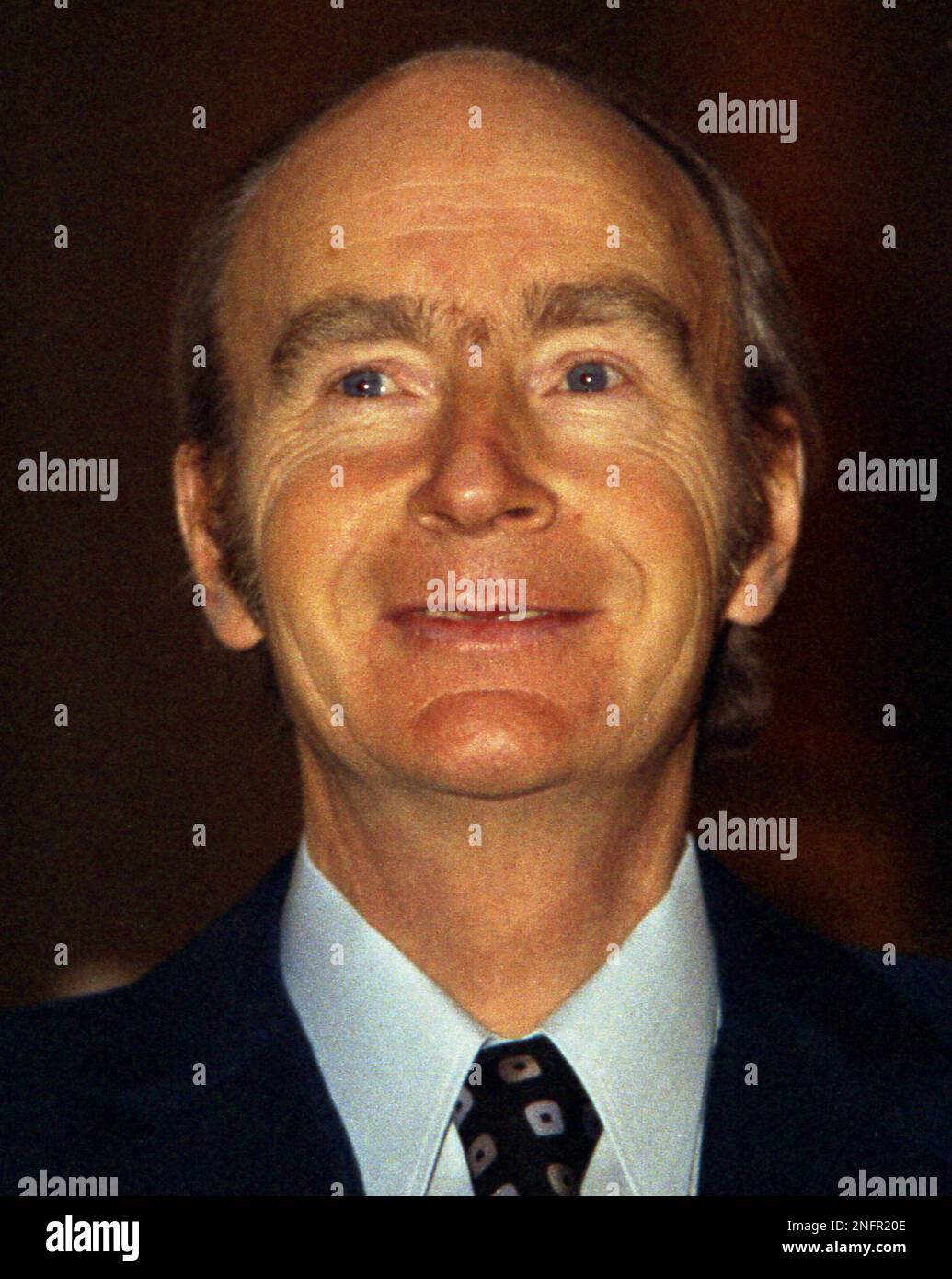 Portrait of Irish President Patrick Hillery pictured during his official visit in Bonn, West ...