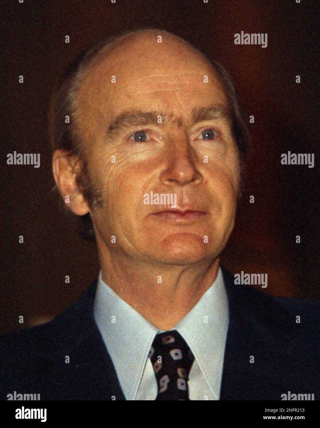 Portrait of Irish President Patrick Hillery pictured during his ...