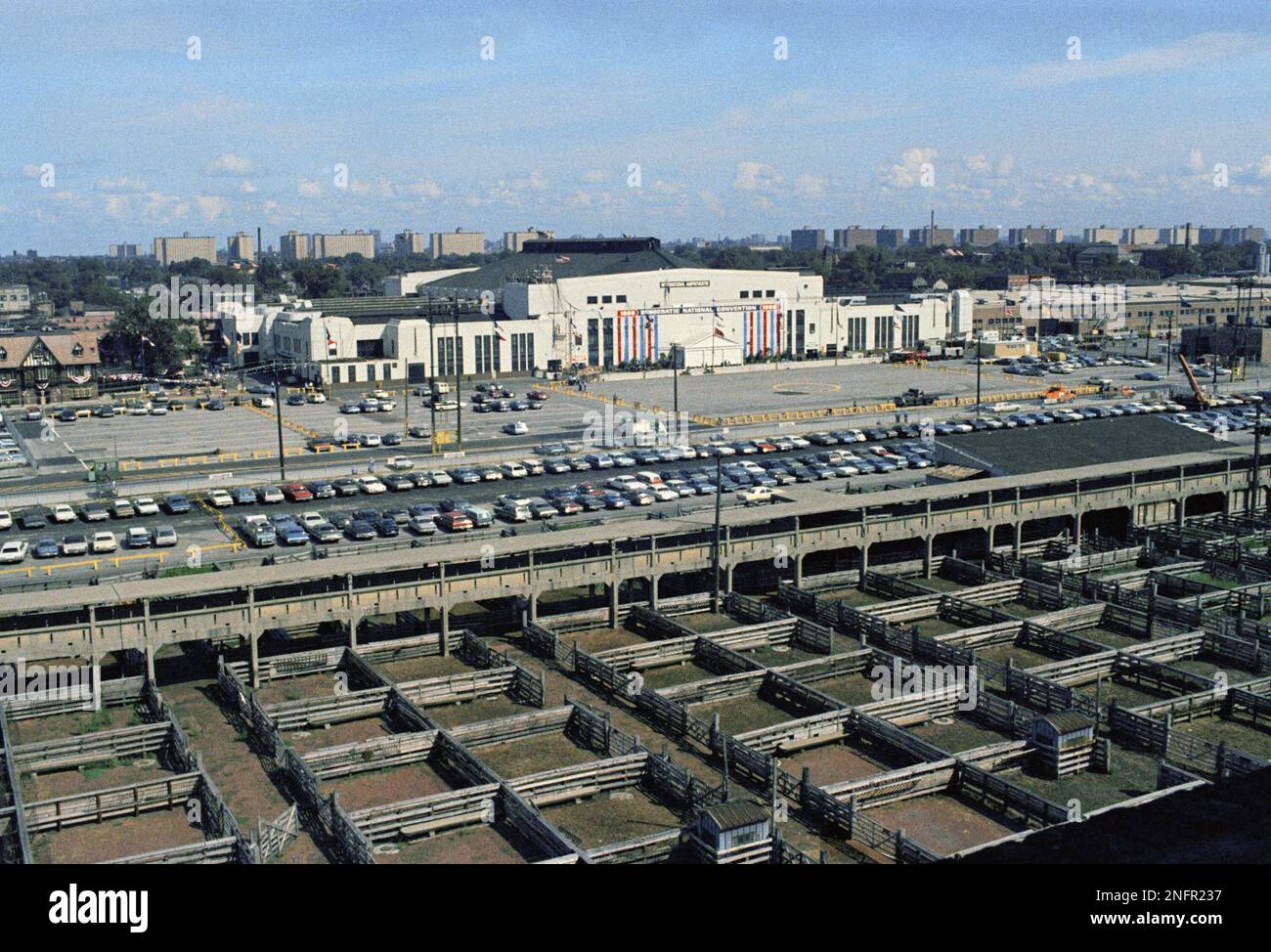 General view of the International Amphitheater in Chicago, Illinois, on ...