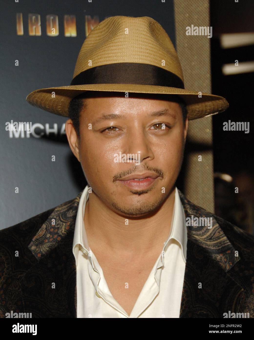 Actor Terrence Howard attends a Cinema Society screening of "Iron Man ...