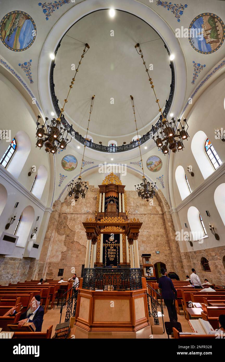 Jerusalem Israel. The Hurva Synagogue, also known as Hurvat Rabbi ...
