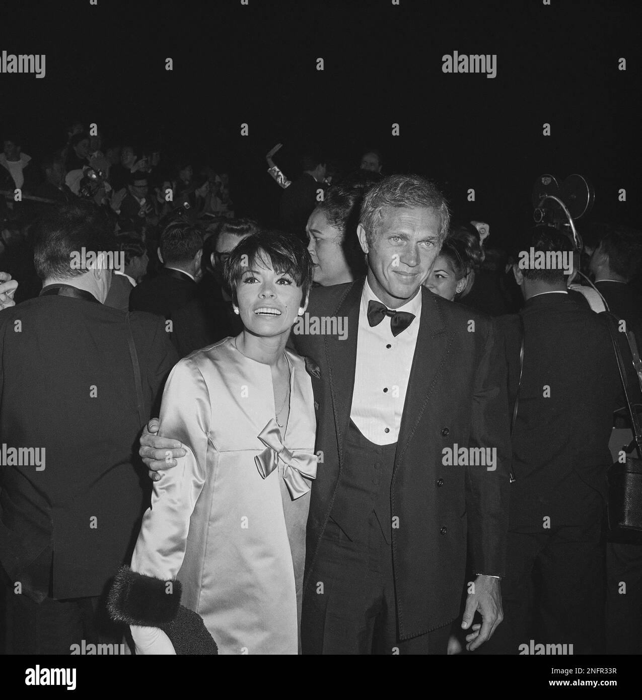 Steve McQueen, a nominee as" best actor of the year," arriving with ...