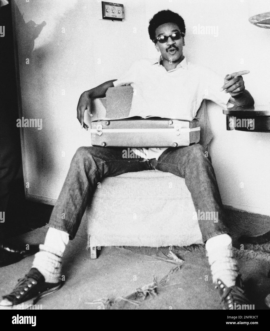 H. Rap Brown, National Chairman of the Student Non Violent Coordinating ...