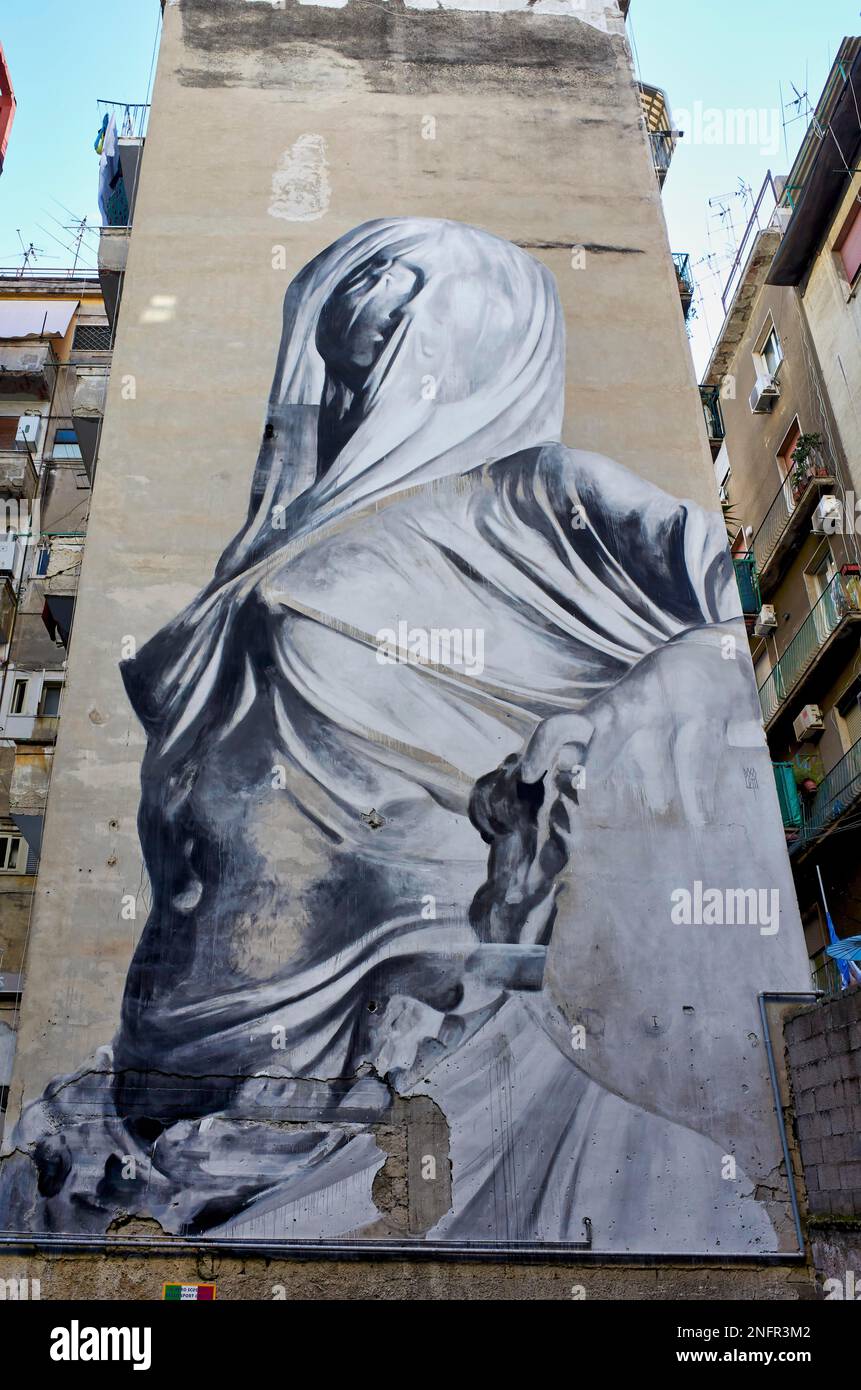 Naples Campania Italy. The famous Argentine artist Francisco Bosoletti ...