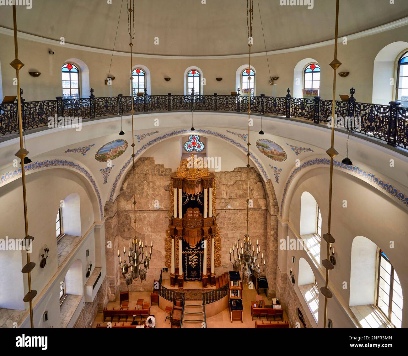 Jerusalem Israel. The Hurva Synagogue, also known as Hurvat Rabbi ...
