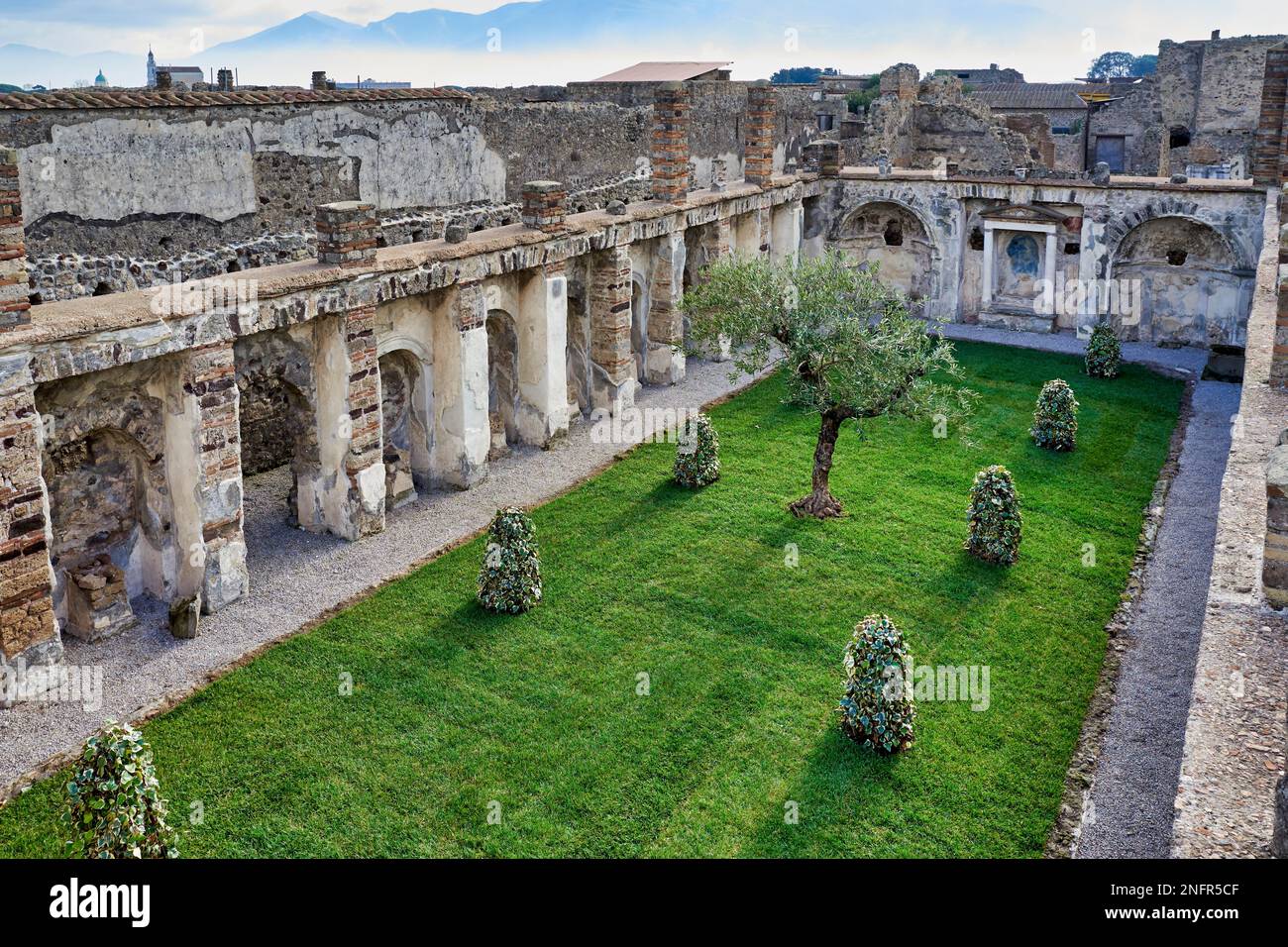 Naples Campania Italy. Pompeii was an ancient Roman city near modern ...