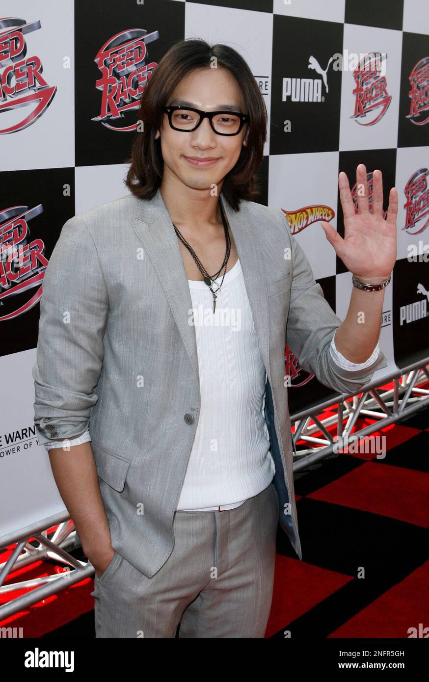 Actor Rain arrives at the premiere of "Speed Racer" Saturday, April 26 ...