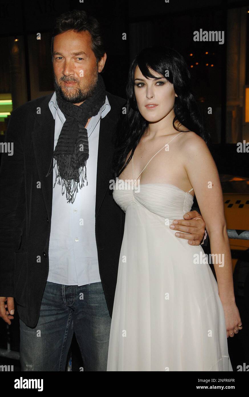 Director Phedon Papamichael and actress Rumer Willis attend the world ...