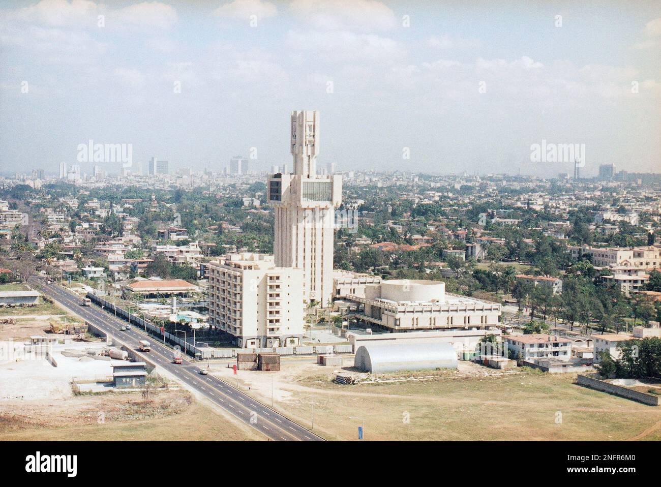 The site of the Soviet embassy compound in the Miramar district of ...