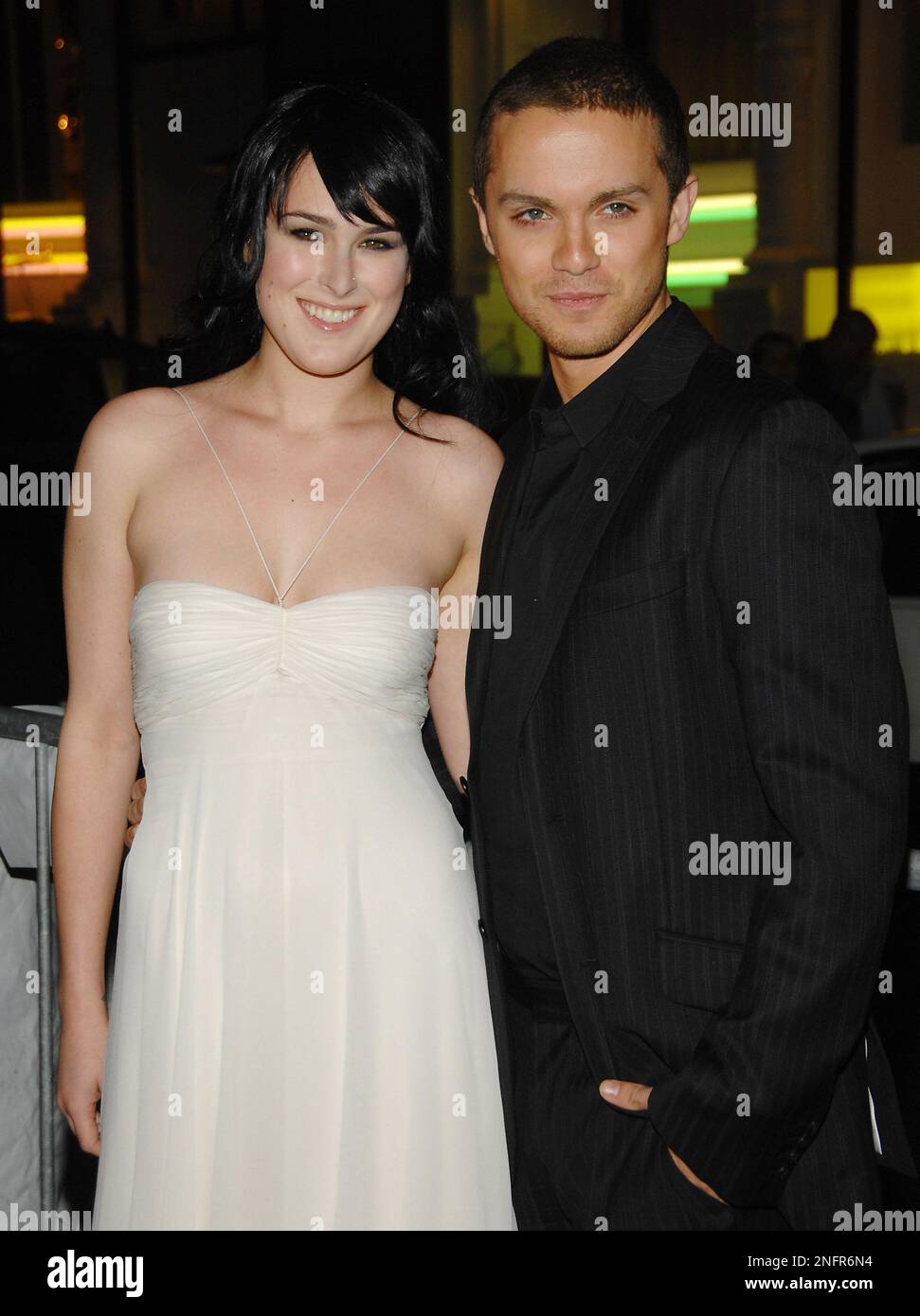 Actress Rumer Willis and actor Thomas Dekker attend the world premiere ...