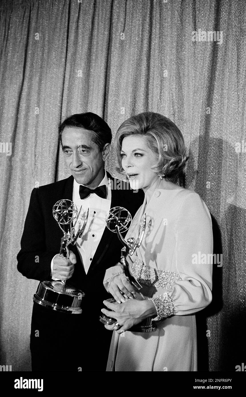 Barbara Bain, named best actress in a leading role in a dramatic series ...