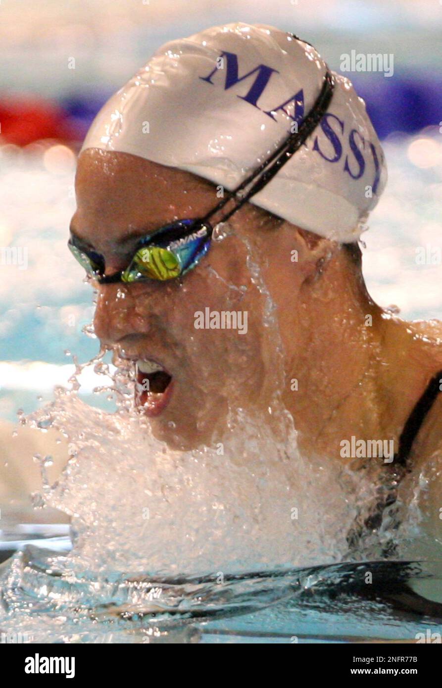 French swimmer Sophie de Rochi competes during the 200 meter ...