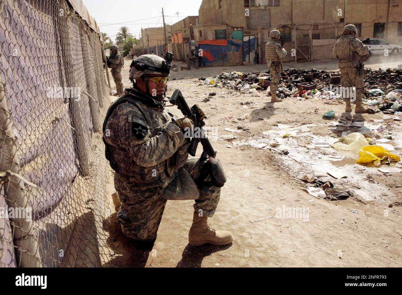U.S. Army soldiers from B Company, 1st Squadron, 2nd Stryker Cavalry ... U.S. Army soldiers from B Company, 1st Squadron, 2nd Stryker Cavalry ...
