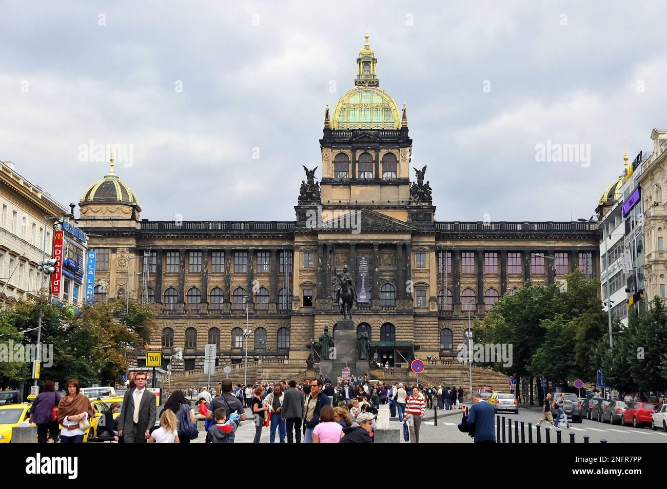 National Museum, Národní muzeum, Wenceslas Square, Prague, Bohemia ...