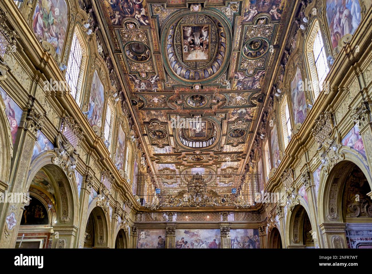 Naples Campania Italy. San Gregorio Armeno (St. Gregory of Armenia) is ...