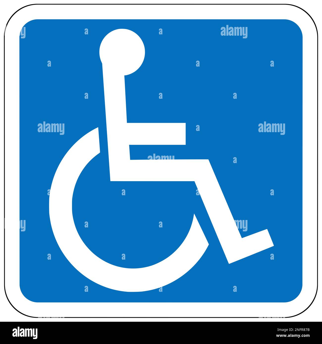 Disabled restroom sign Stock Photo - Alamy