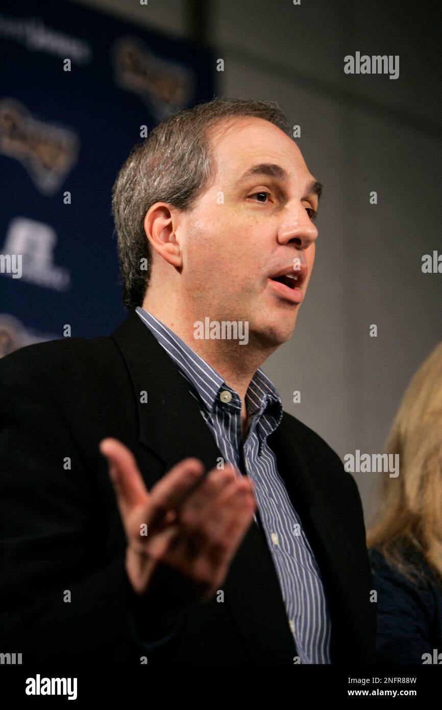Chip Rosenbloom speaks during his first news conference since ...