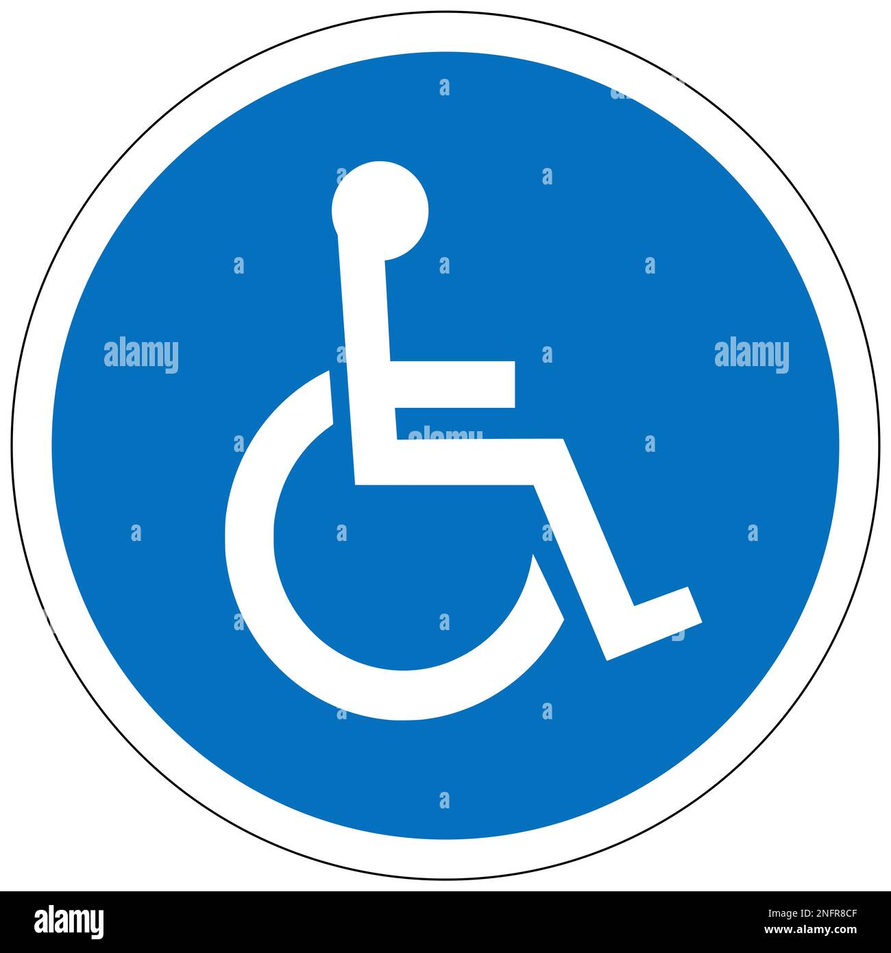 Disabled restroom sign Stock Photo - Alamy