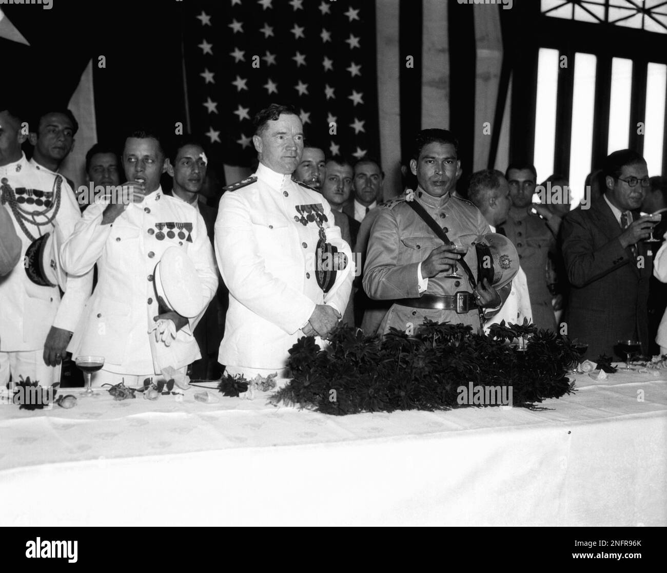 Admiral C.S. Freeman, commanding the American fleet in Cuban waters ...
