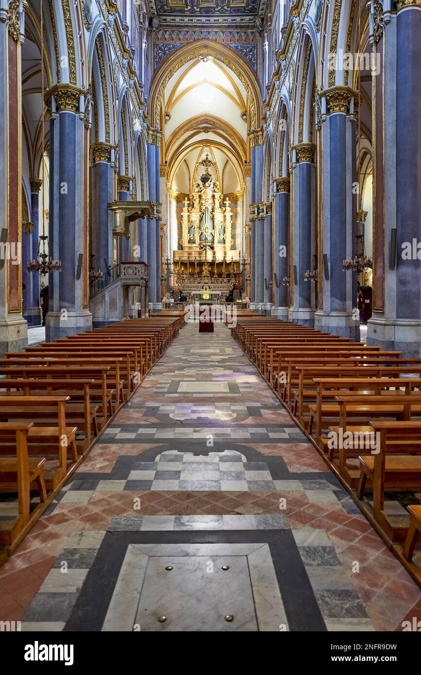 Naples Campania Italy. San Domenico Maggiore is a Gothic, Roman ...