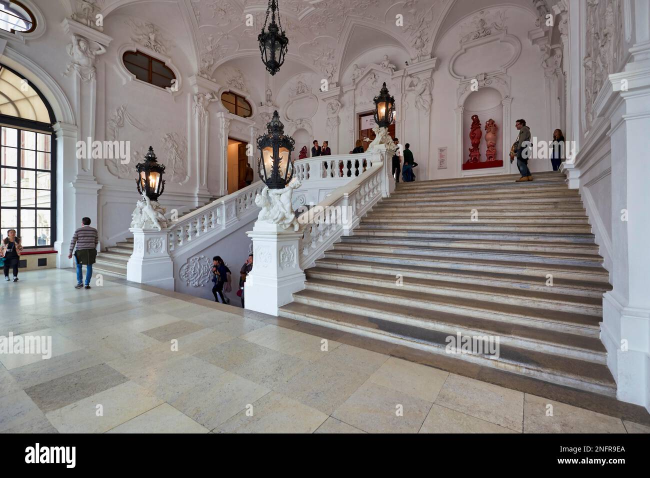 Belvedere Museum. Vienna Austria Stock Photo - Alamy