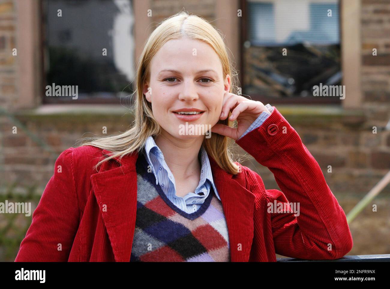 Die Schauspielerin Maria Simon posiert am 24. April 2008 in Mechernich ...