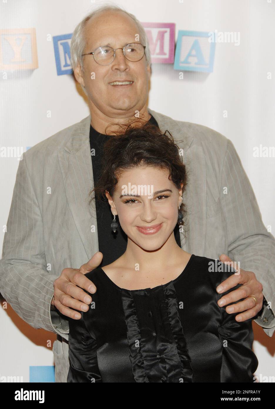 Actor Chevy Chase and daughter Caley attend the opening night of the ...