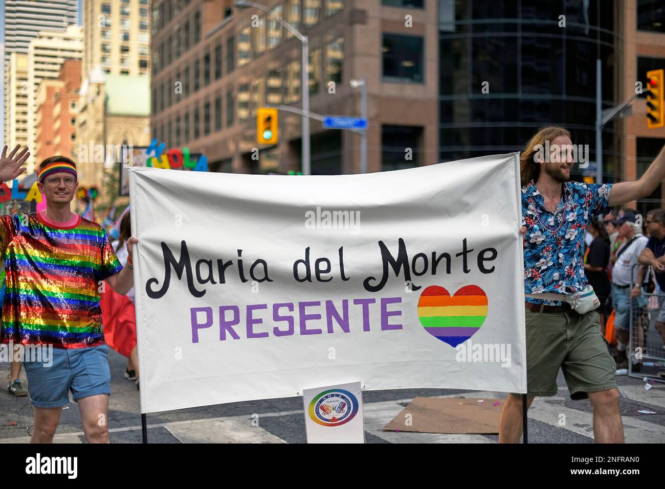 Toronto Ontario, Canada- June 26th, 2022: Maria Del Monte employee ...